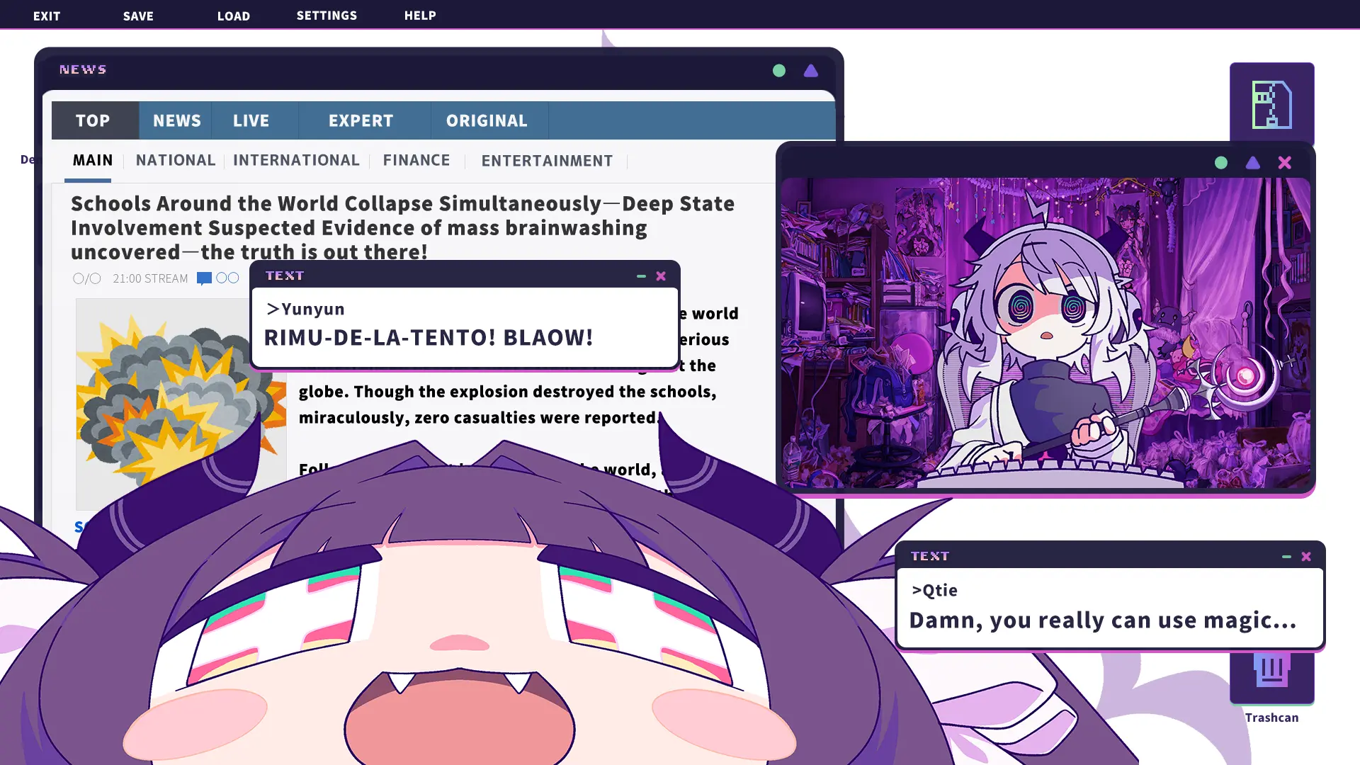 Yunyun Syndrome!? Rhythm Psychosis | Games｜Alliance Arts Inc.